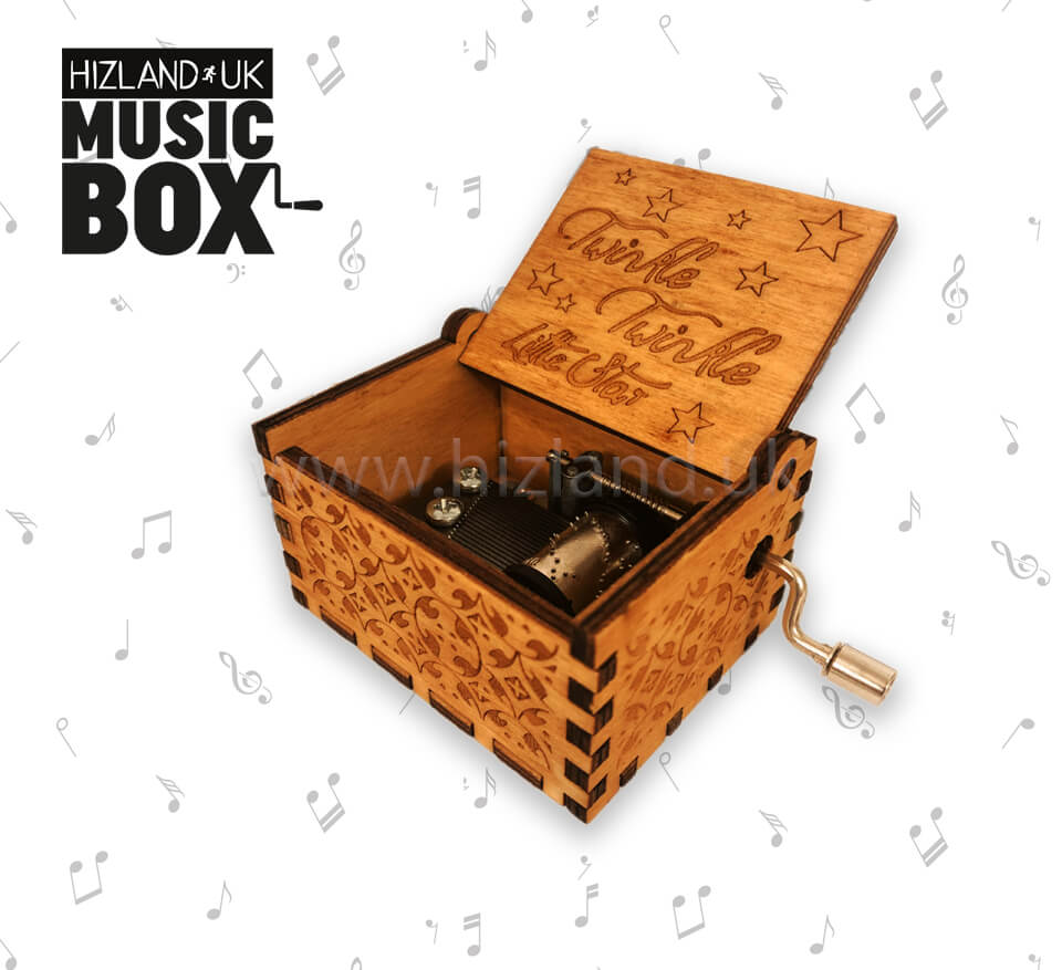 Buy Wooden Music Box - Gift Music Boxes | Hizland.uk